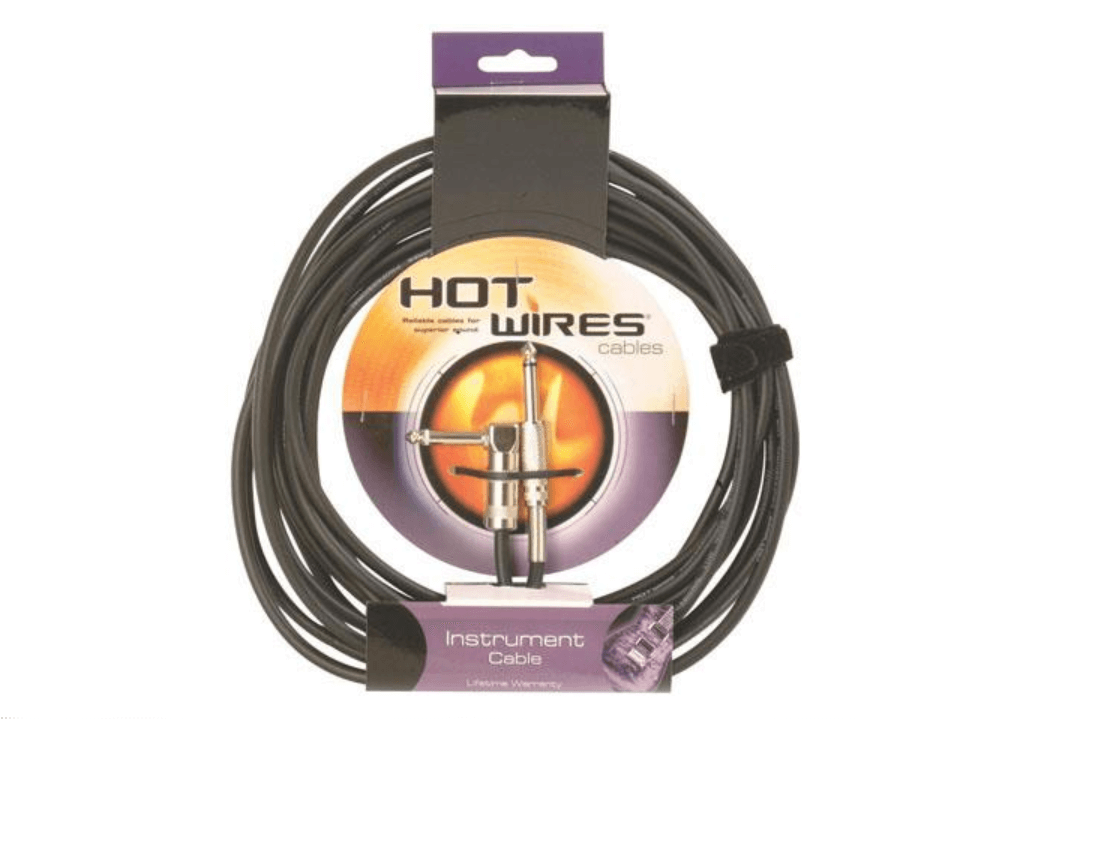 On-Stage Instrument Cable 20 Feet QTR Right Angle-QTR – Weakley's Music ...